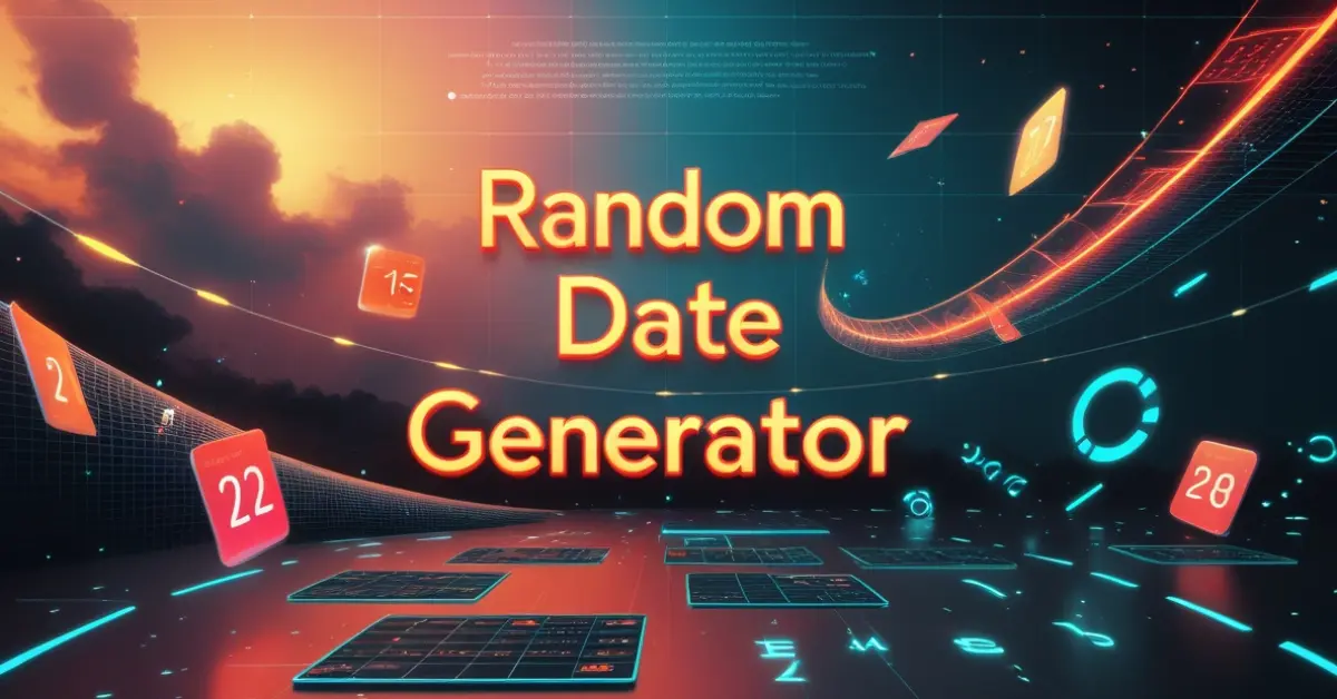 Best Random Date Generator Tool | Calendar Date Generator