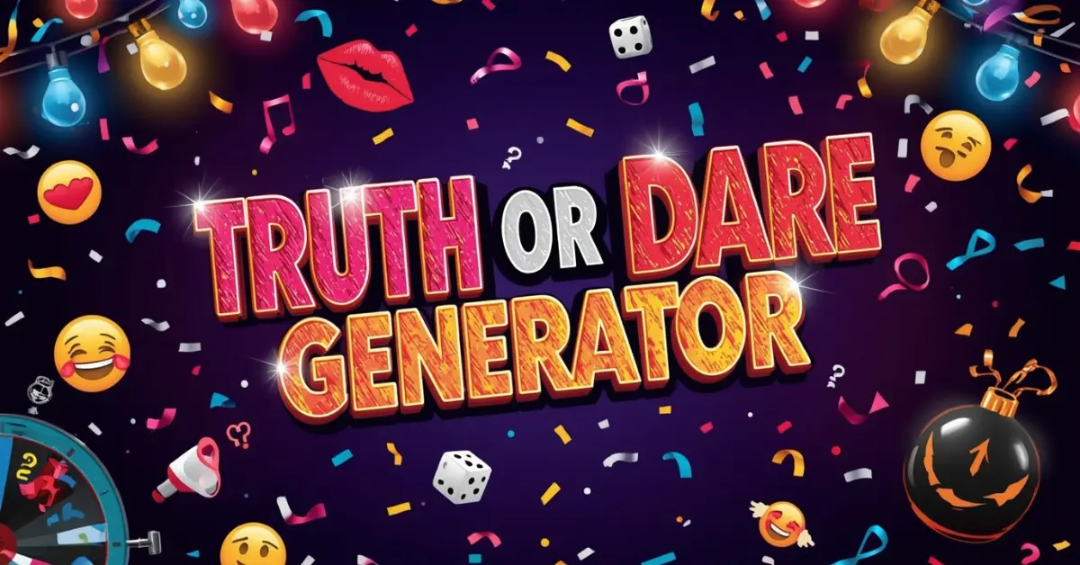 Random Truth Or Dare Generator Game - Be Youthful